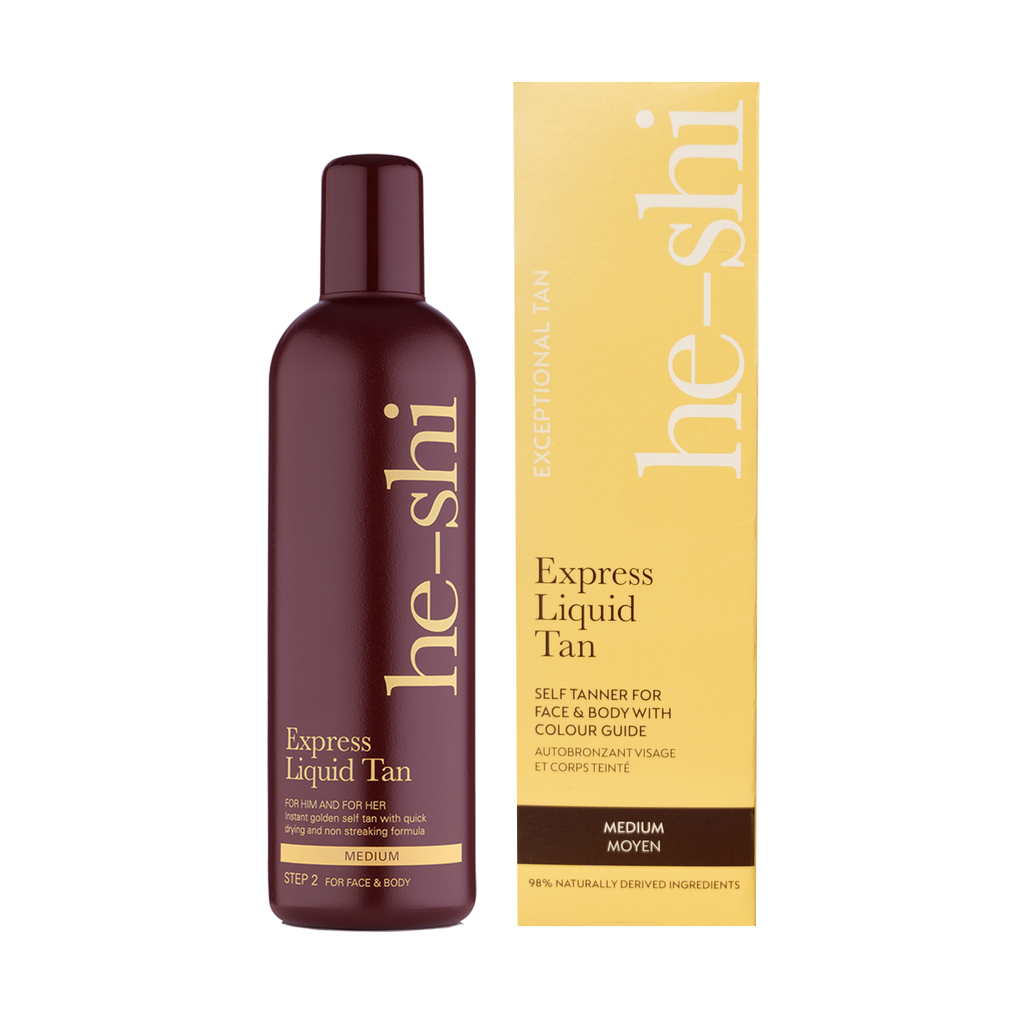 He-Shi Express Liquid Tan | Irelands best Self Tan Golden Glow ...